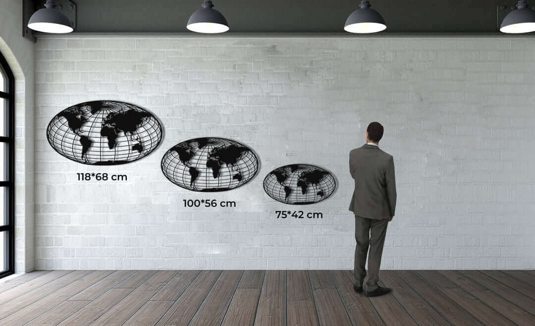 Unique World Map Wall Decor Ideas for Home Walls – Dekadron