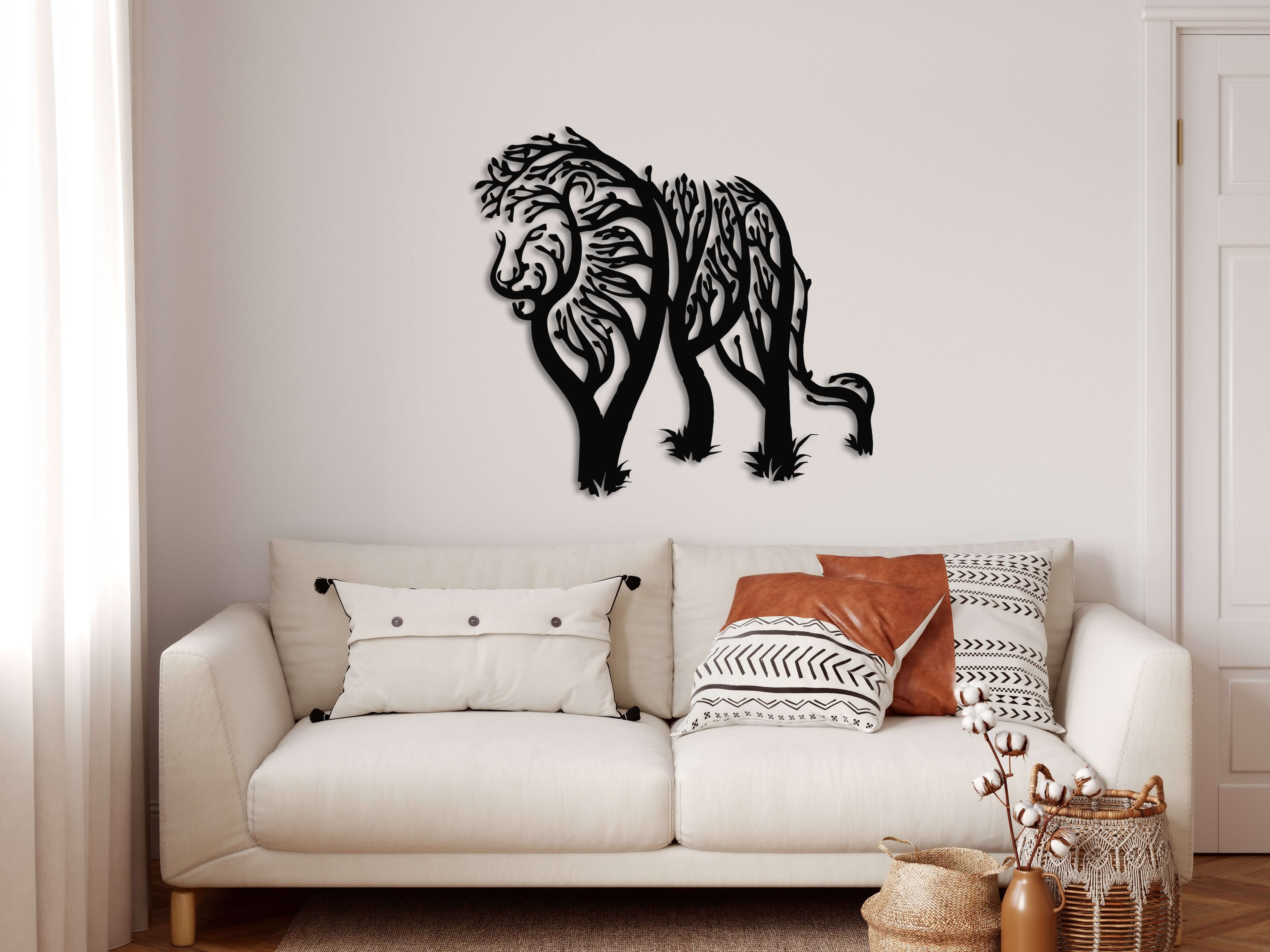 Lion King Metal Wall Art – Dekadron