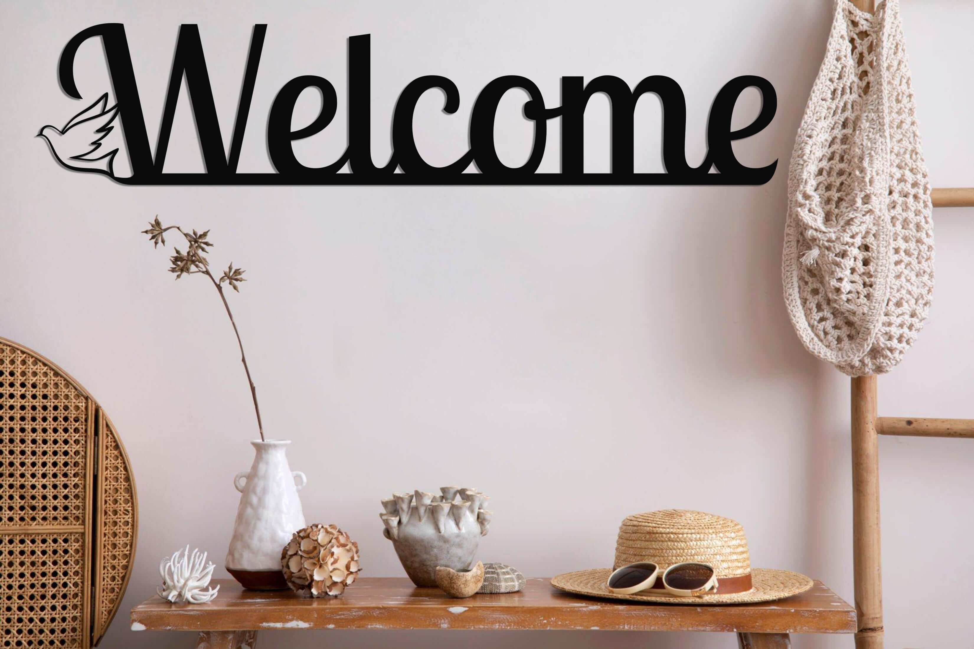 Welcome Metal Wall Art | Decor – Buy Now | Dekadron