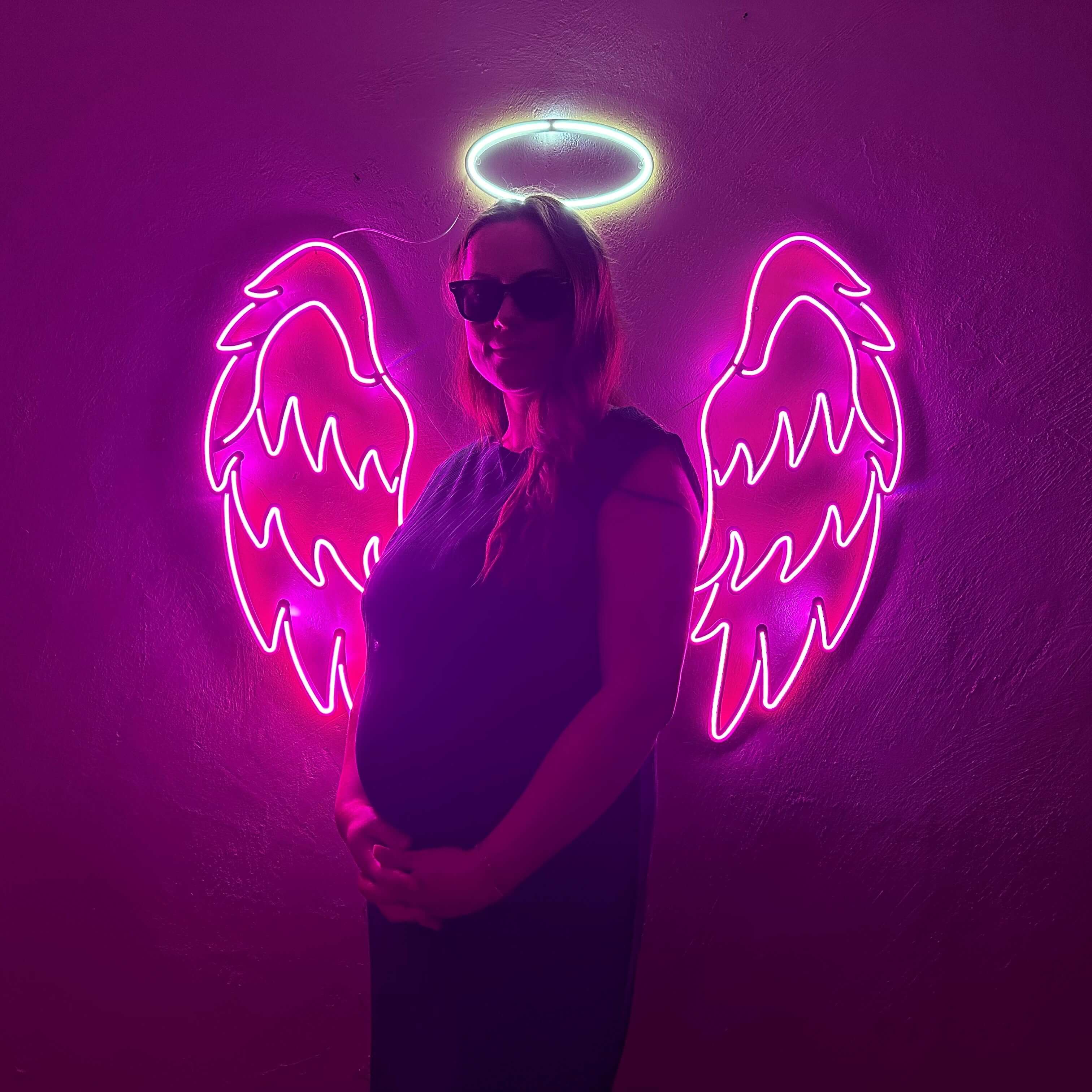 Neon Wings Angel Neon Metal Sign | Neon Signs – Buy Now | Dekadron