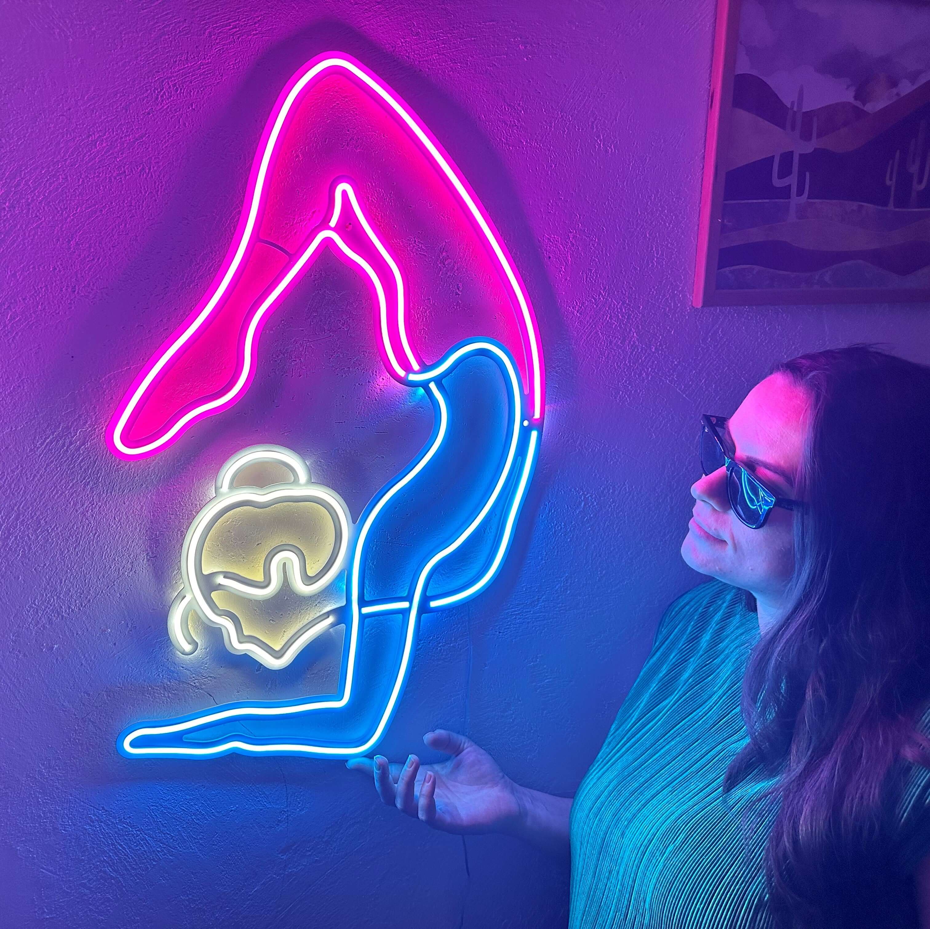 Yoga Neon Metal Sign | Neon Signs – Buy Now | Dekadron