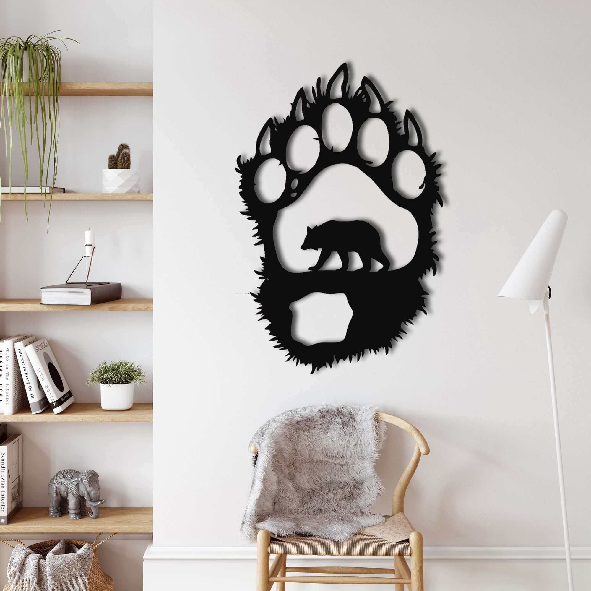 Tribal Grizzly Bear Paw Print